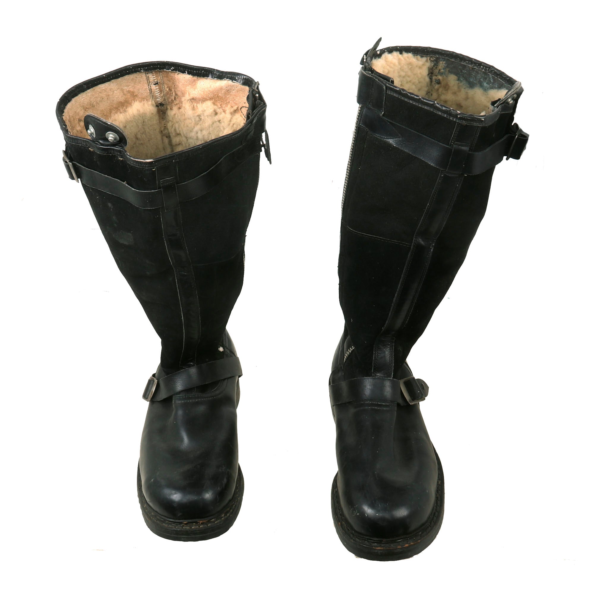 Original German WWII Matched Pair of Luftwaffe Electric Heated Leather ...