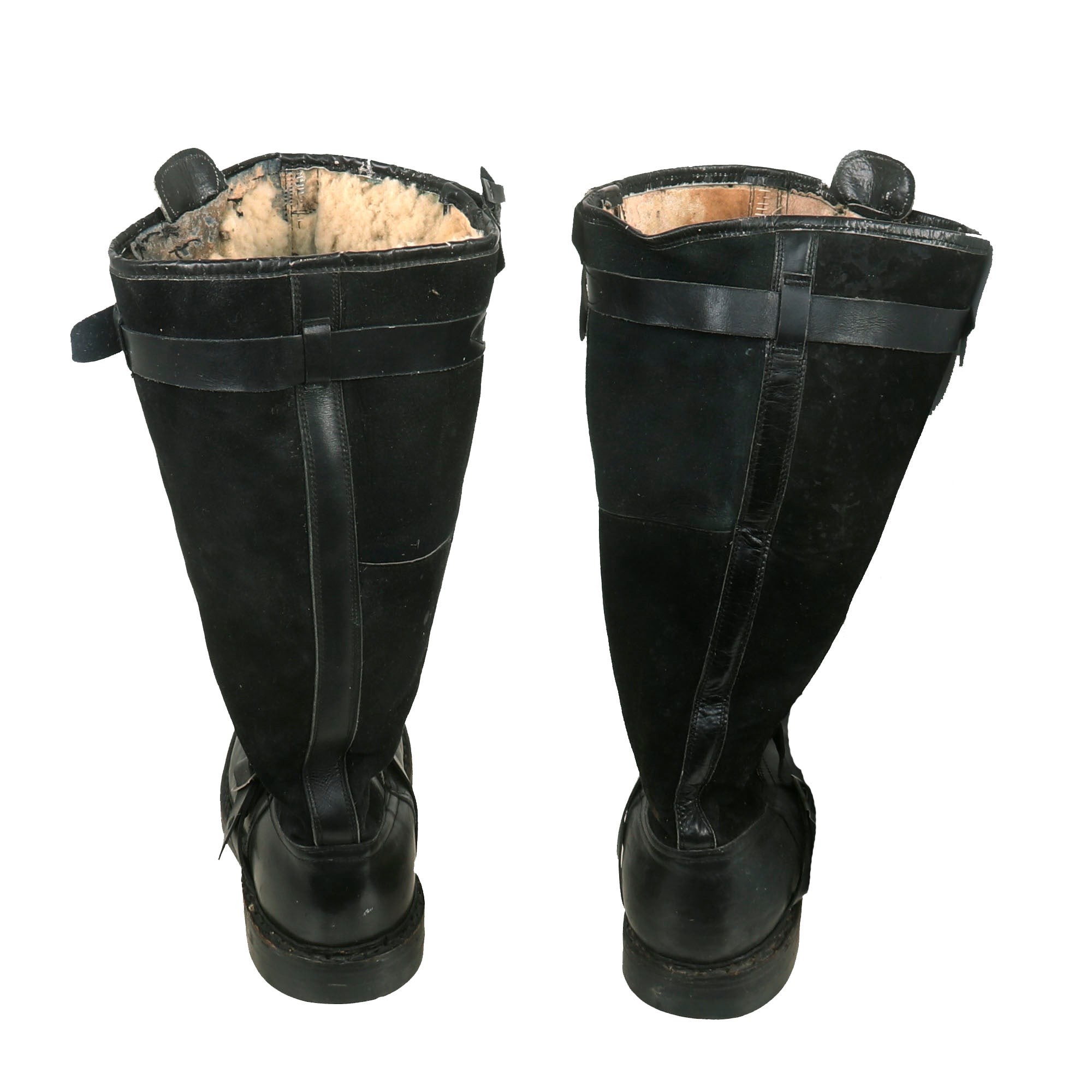 Original German WWII Matched Pair of Luftwaffe Electric Heated Leather ...