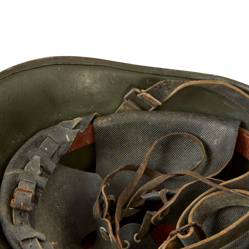 Original Netherlands WWII Dutch M34 Steel Helmet With Badge and Origin ...