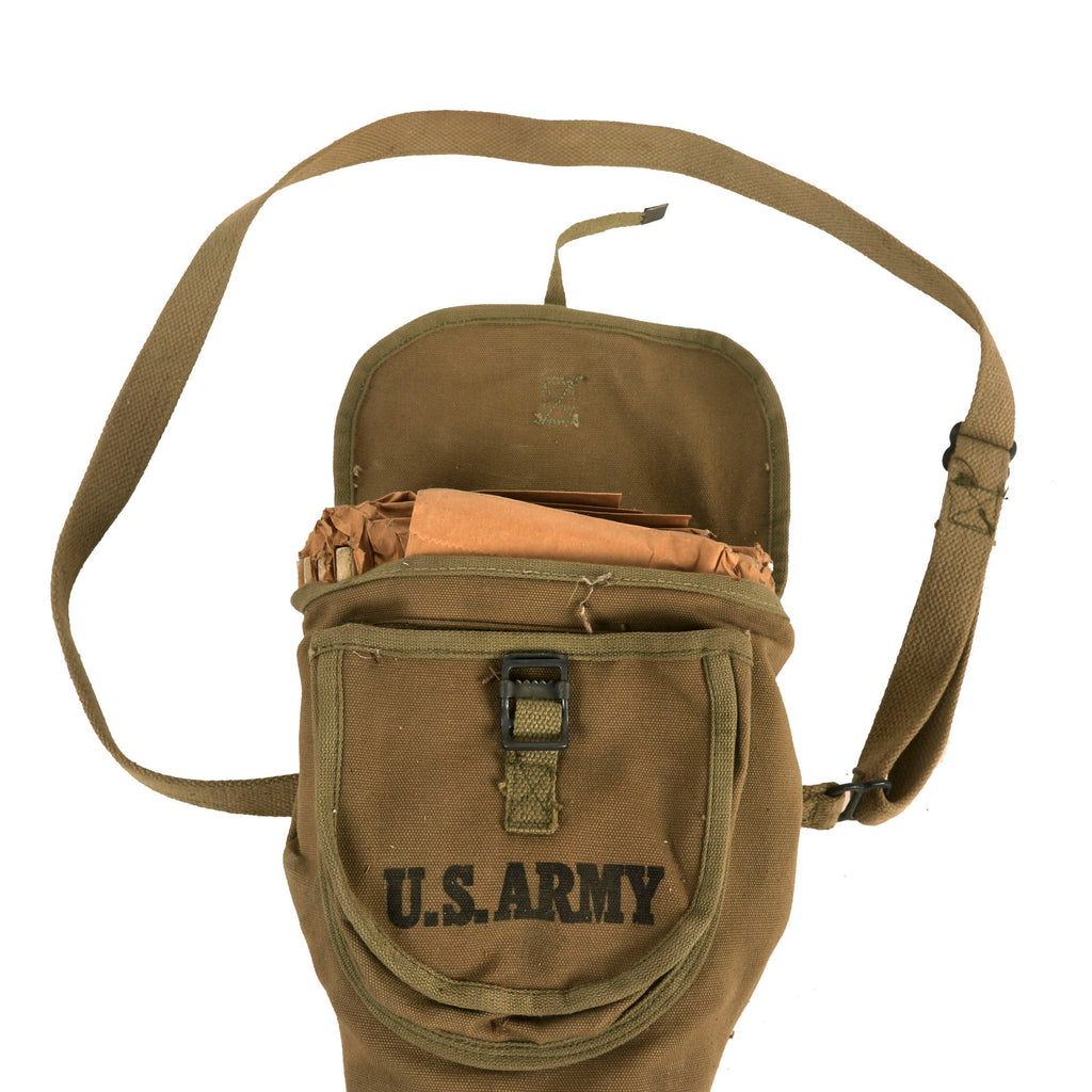 Original U.S. WWII DANGER Mine Field Marker Kit Flag Set Case Complete ...