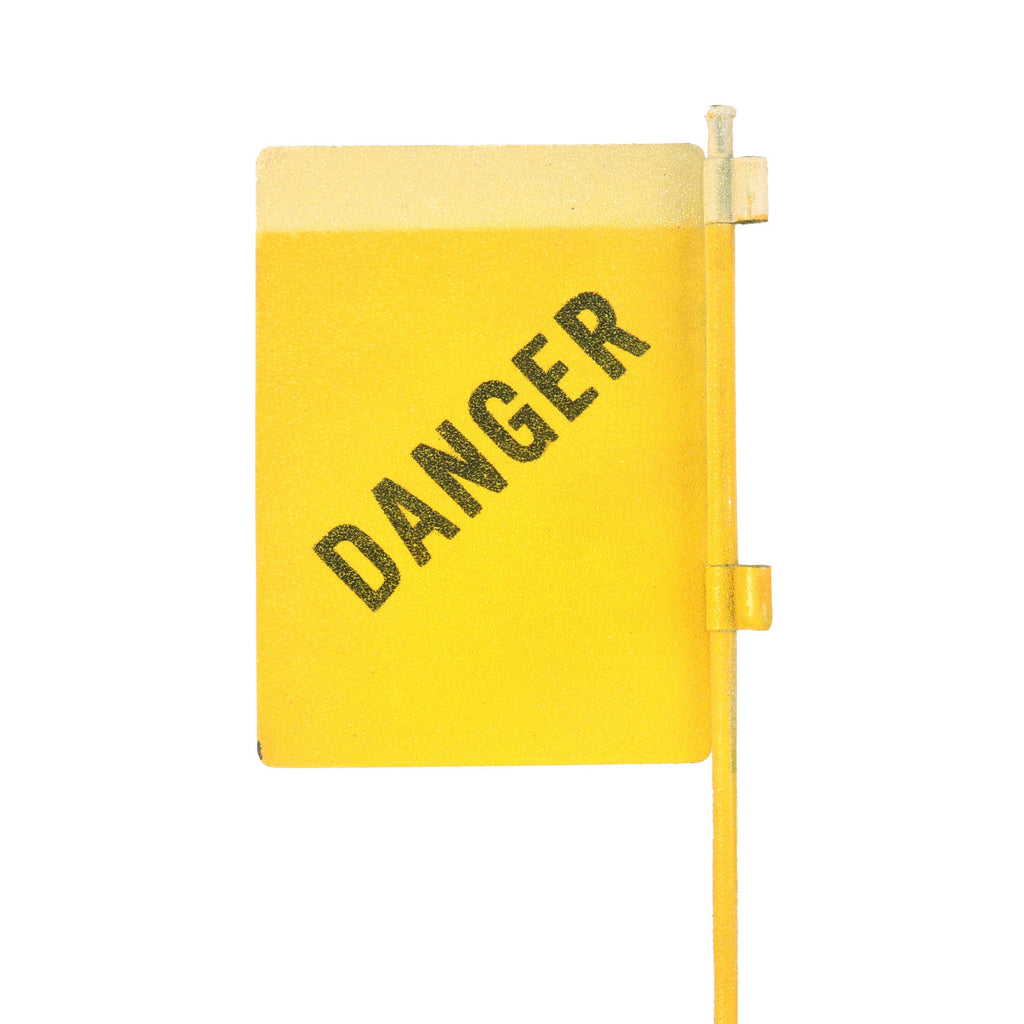 Original U.S. WWII DANGER Mine Field Marker Kit Flag Set Case Complete ...