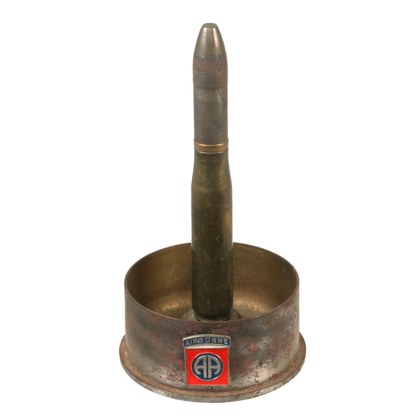 Original U.S. WWII Inert 82nd Airborne Division German 88cm Shell Casi ...