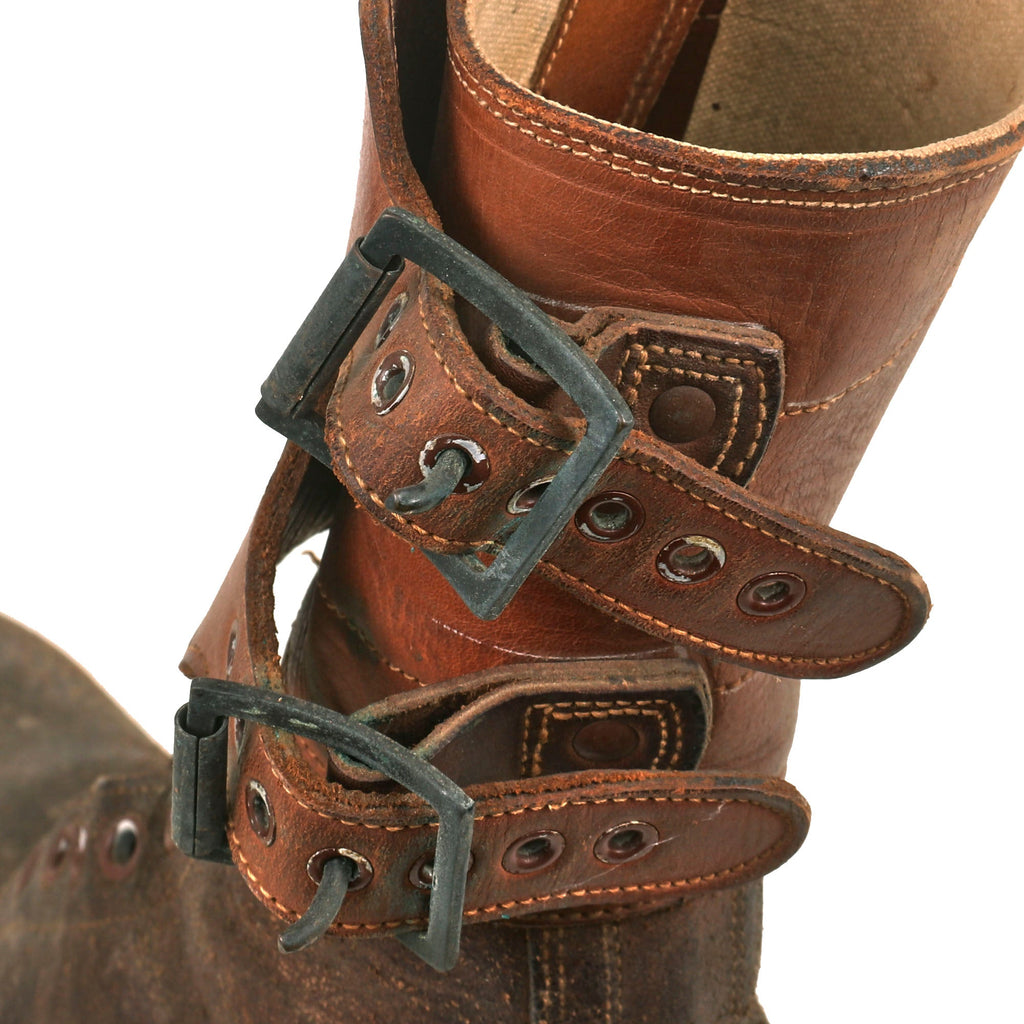 Original U.S. WWII Named M1943 Double Buckle Combat Service Boots - Ma ...