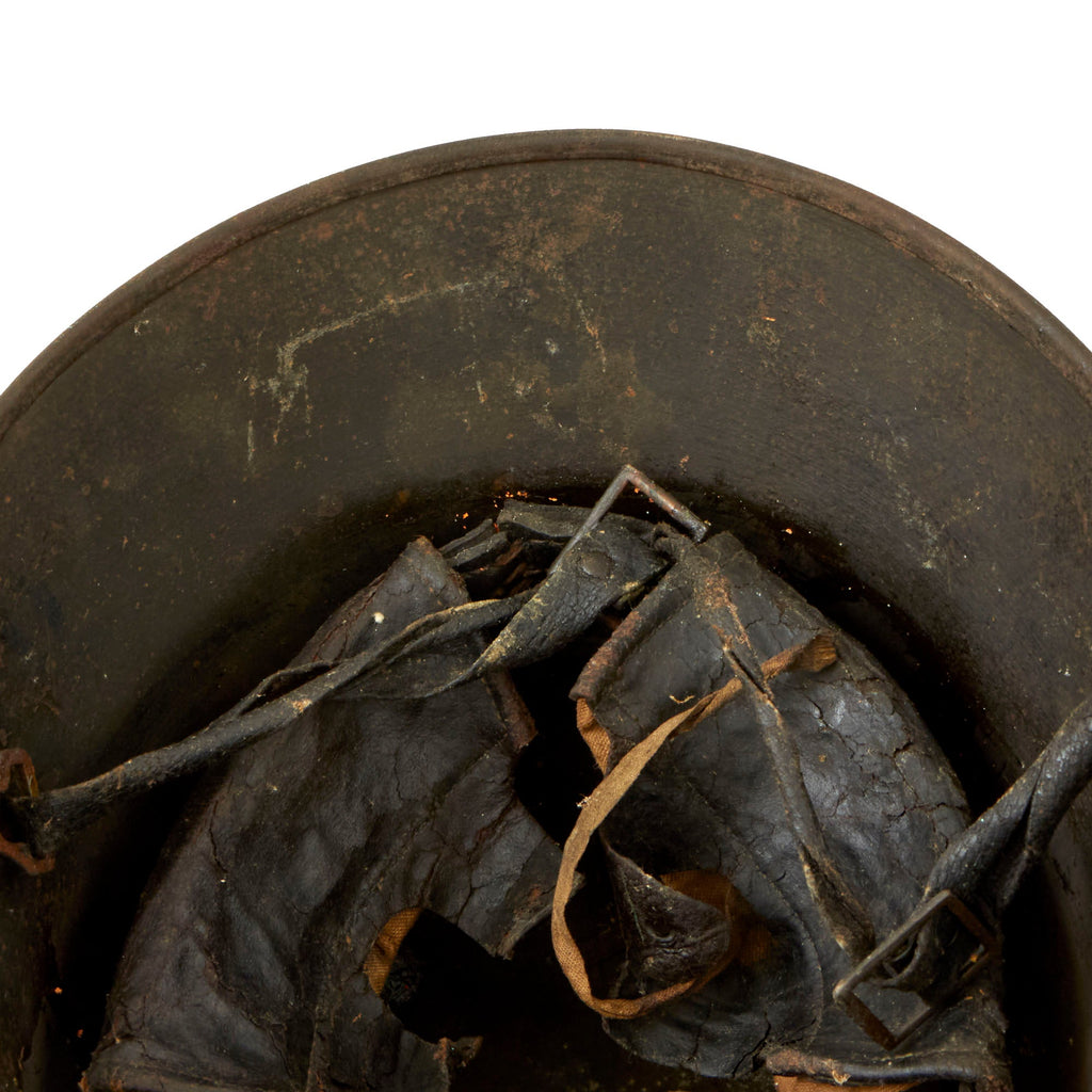 Original Imperial German WWI M16 Turtle Camouflage Painted Stahlhelm w ...