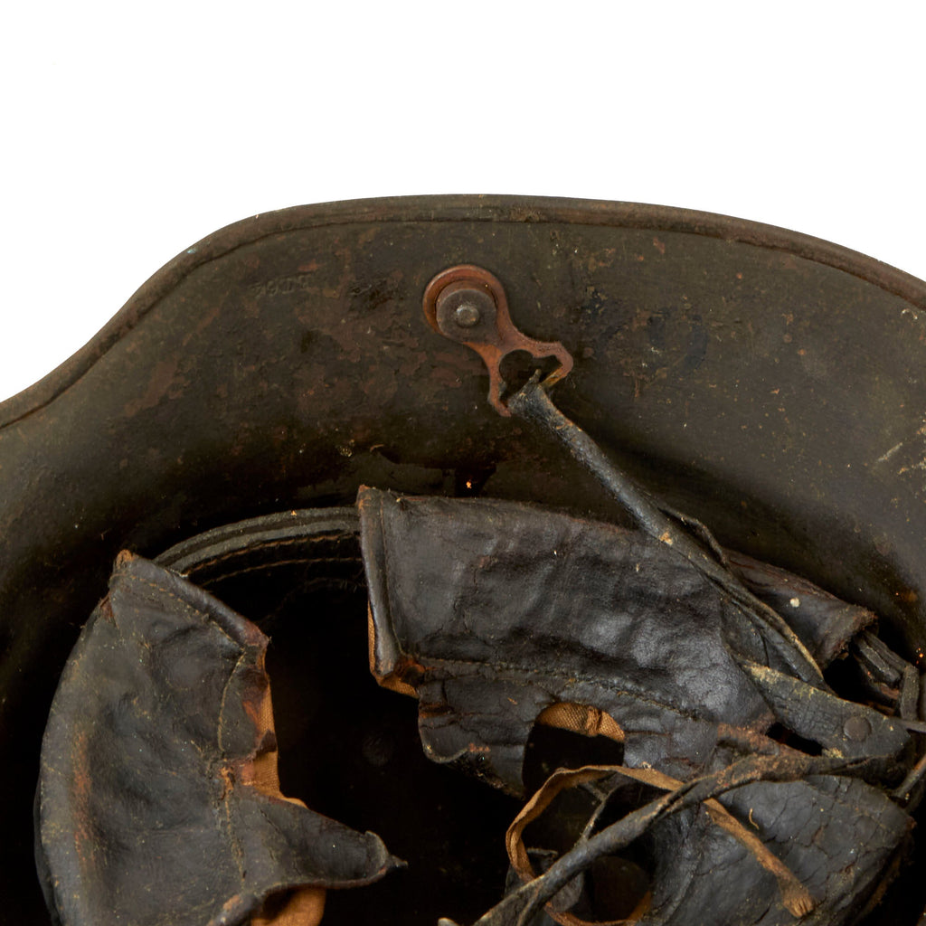 Original Imperial German WWI M16 Turtle Camouflage Painted Stahlhelm w ...