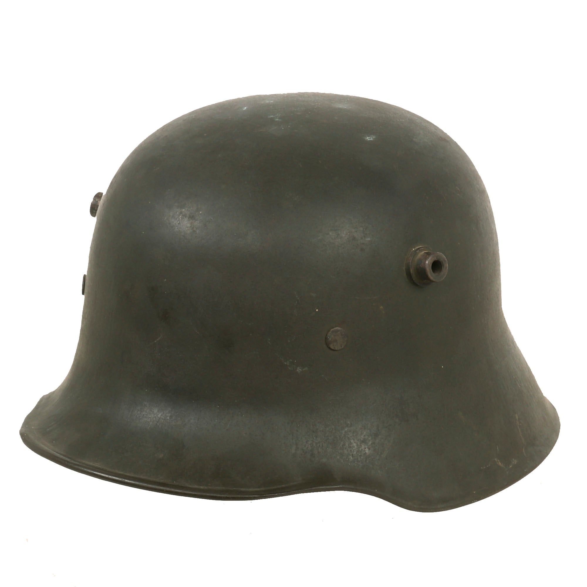 Original Imperial German WWI M1918 Stahlhelm with Liner & Incredibly S ...