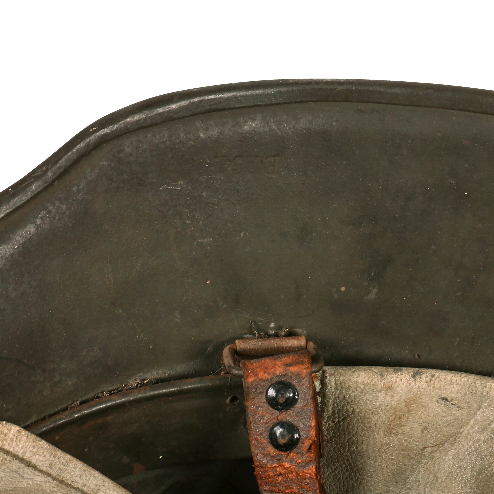 Original Imperial German WWI M1918 Stahlhelm with Liner & Incredibly S ...