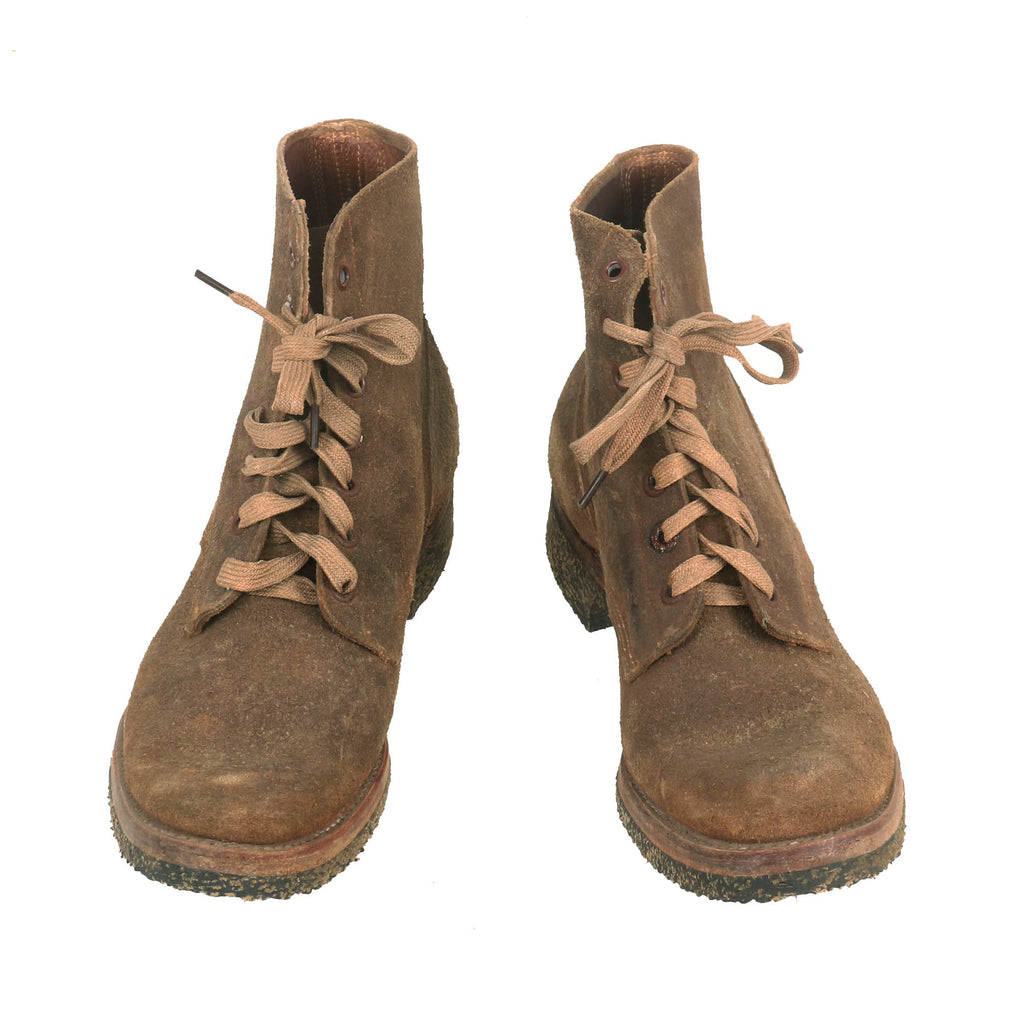 Original U.S. WWII Pair of Marine Corps Unissued USMC Boondocker Boots ...