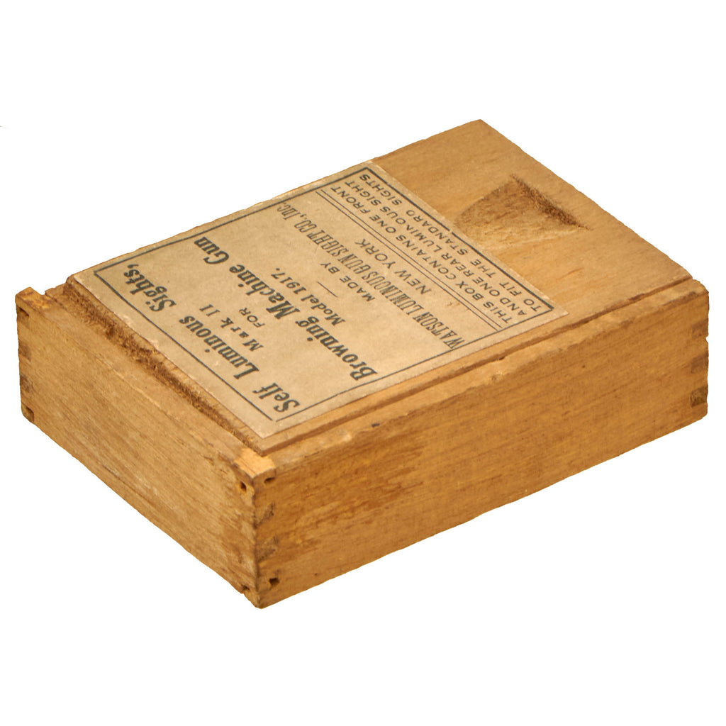 Original U.S. WWI M1917 Browning Machine Gun Mark II Self Luminous Sig ...