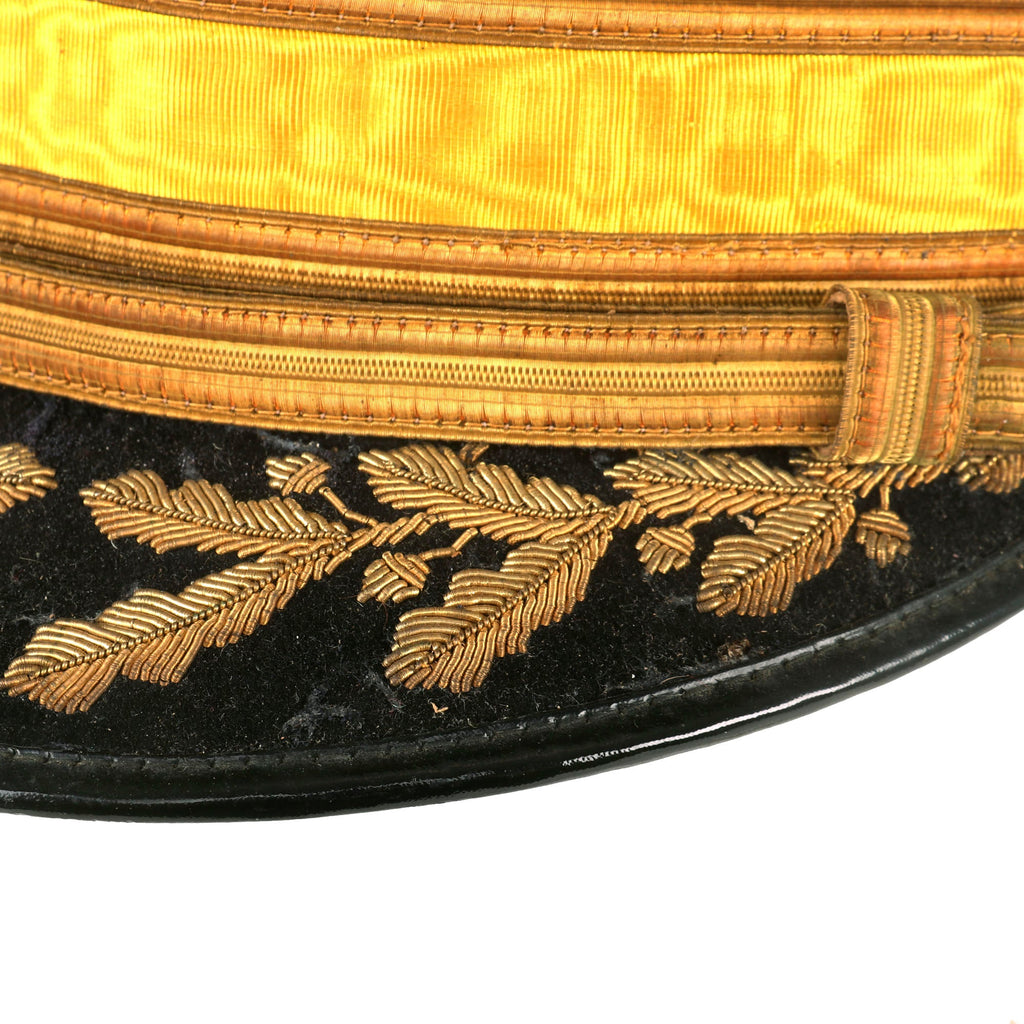 Original U.S. WWII Named Paris-Made Cavalry Officer’s Visor - 7th Armo ...