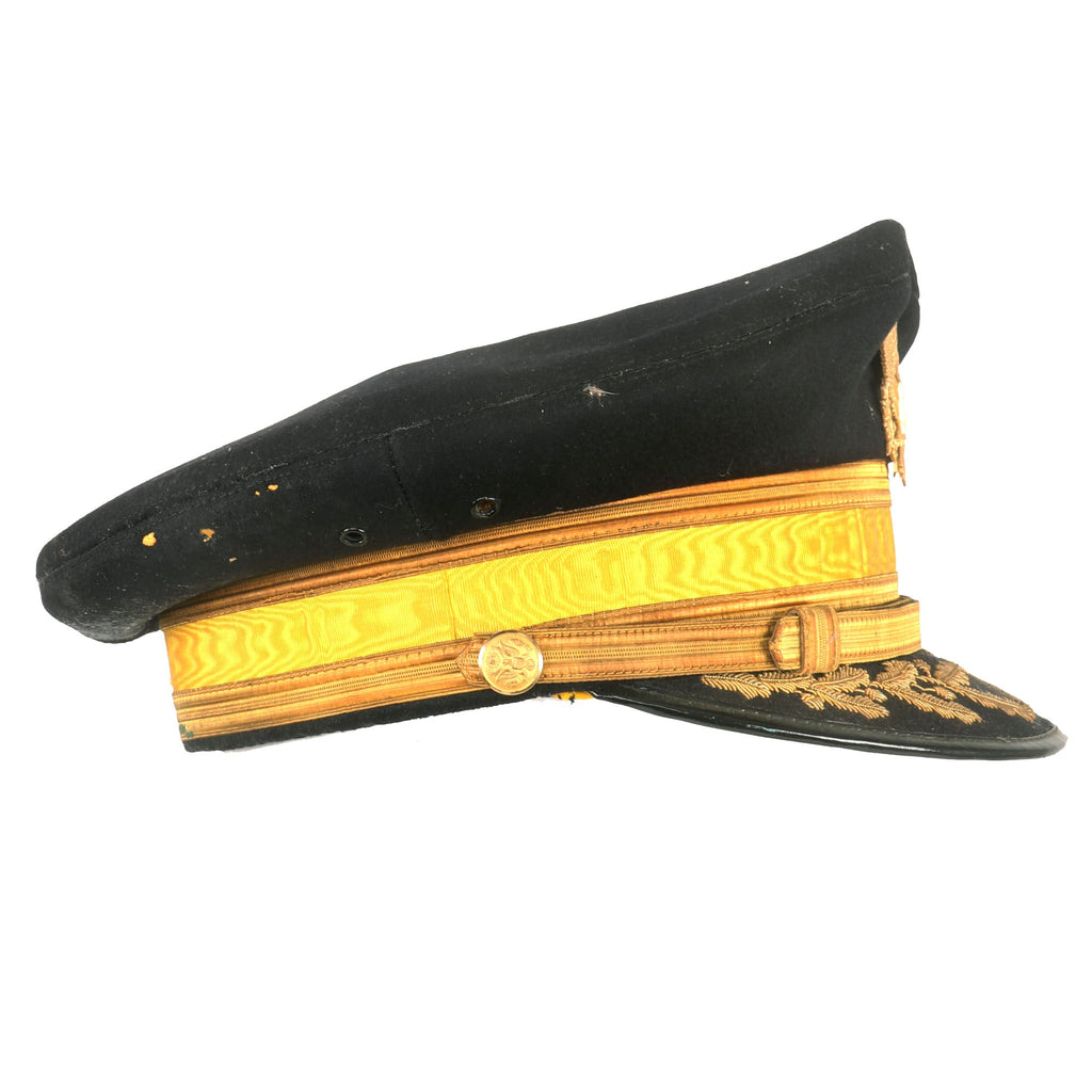 Original U.S. WWII Named Paris-Made Cavalry Officer’s Visor - 7th Armo ...