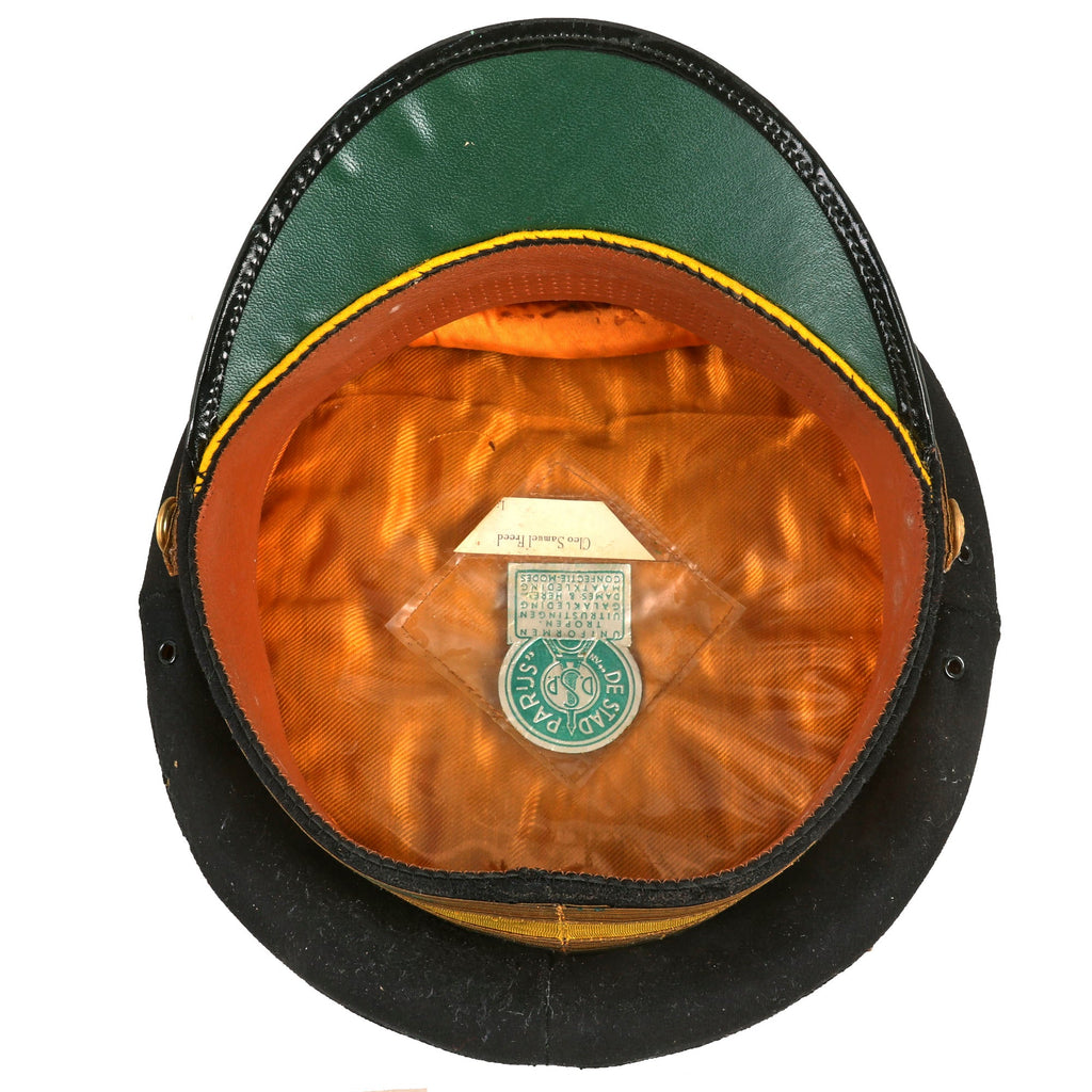 Original U.S. WWII Named Paris-Made Cavalry Officer’s Visor - 7th Armo ...