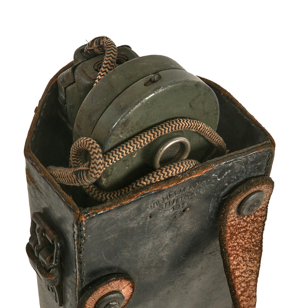 Original German WWI 1916 Trench Field Telephone Handset & Leather Carr ...