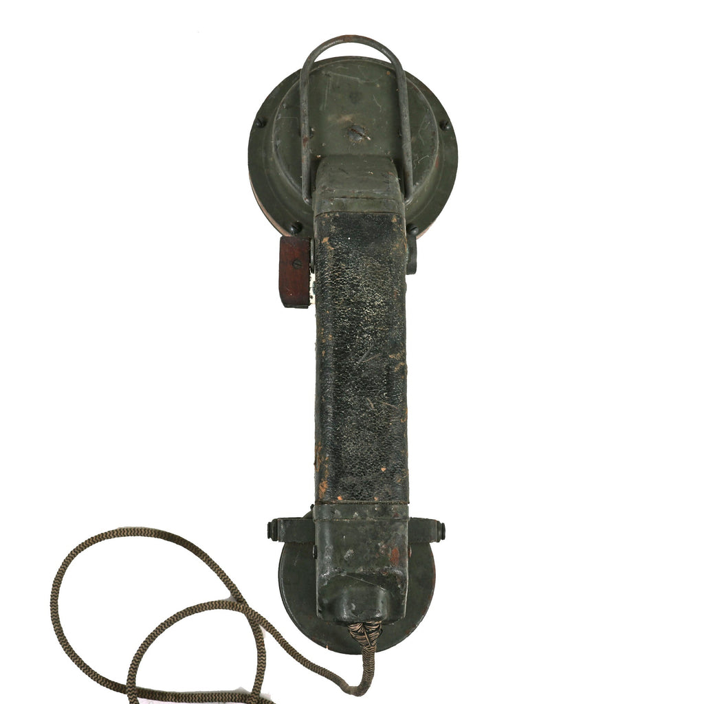 Original German WWI 1916 Trench Field Telephone Handset & Leather Carr ...