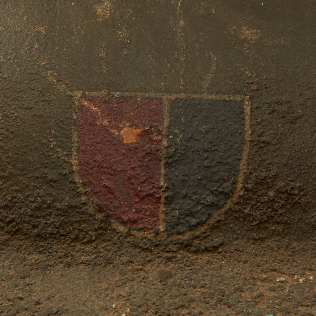 Original U.S. WWI 80th Division Painted M1917 Helmet Shell - Machine G ...