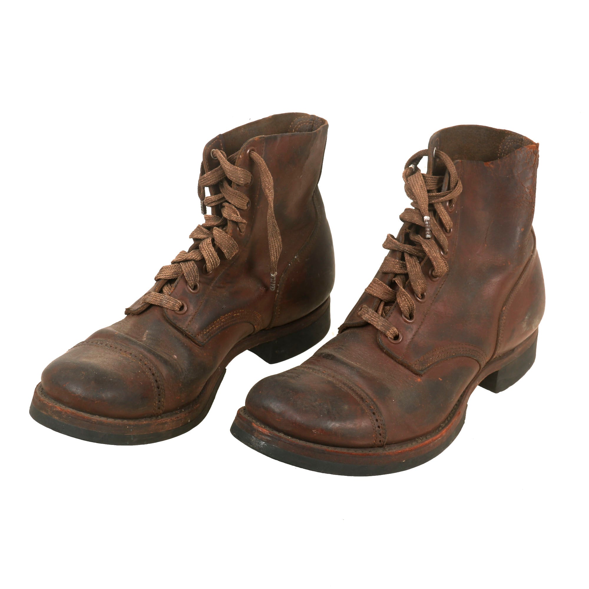 Original U.S. WWII Model 1939 American Service Shoe Low Boot Named to ...