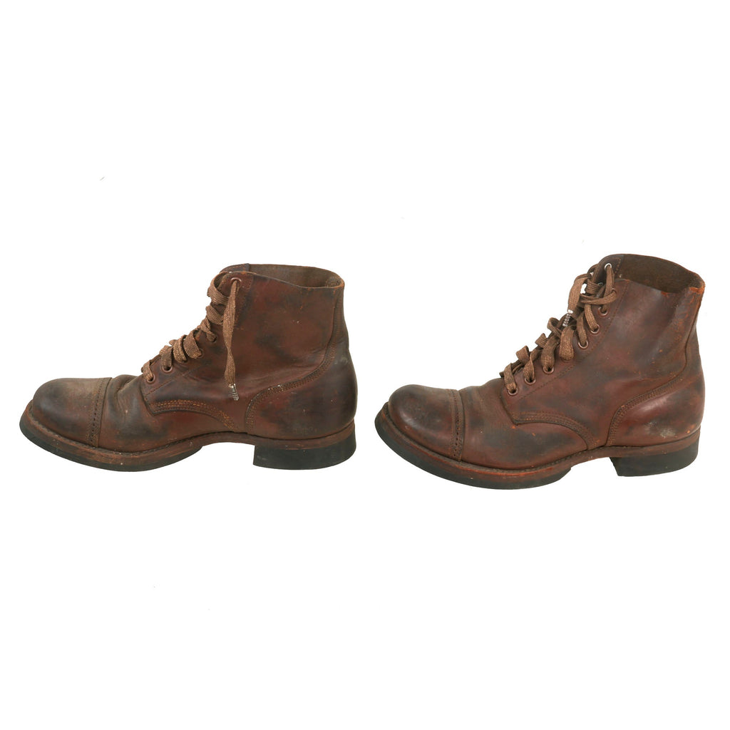 Original U.S. WWII Model 1939 American Service Shoe Low Boot Named to ...