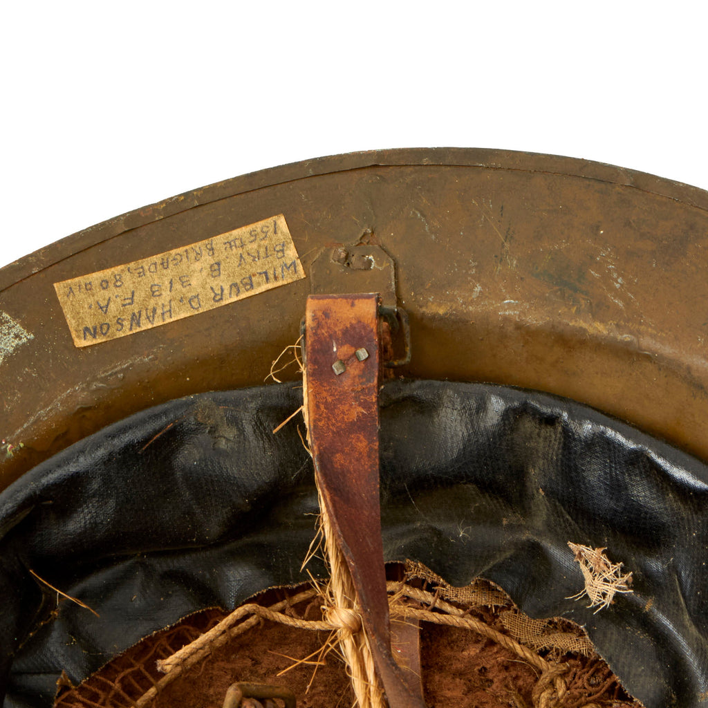 Original U.S. WWI Named 80th Division Field Artillery Painted British ...