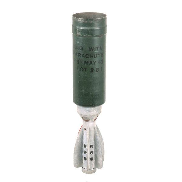 Original British WWII Ordnance SBML Two-Inch Mortar Illumination Parac ...