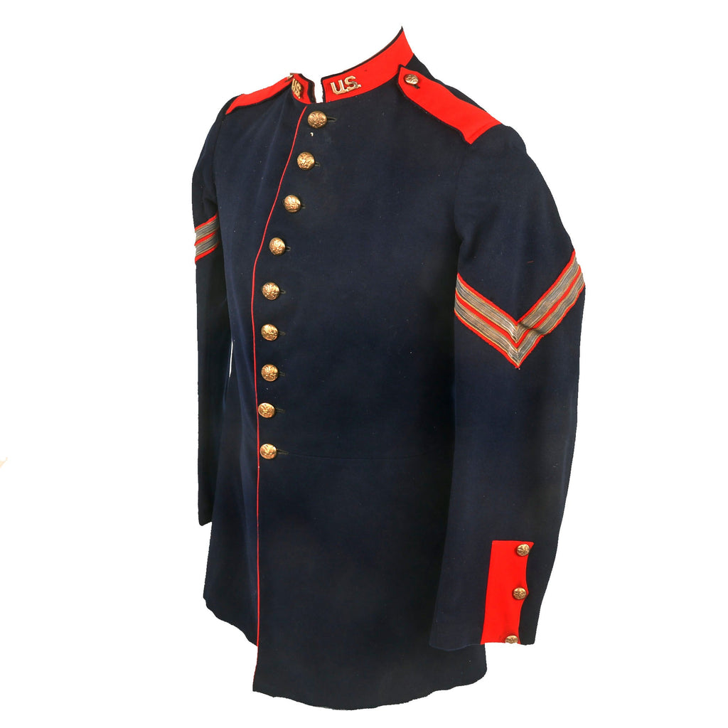 Original U.S. Indian Wars Era Named Enlisted Model 1885 Artillery Unif ...