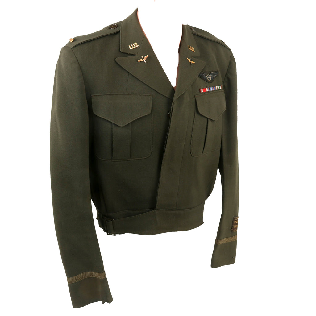 Original U.S. WWII 2nd Army Air Corp Navigator’s Officers Ike Jacket w ...