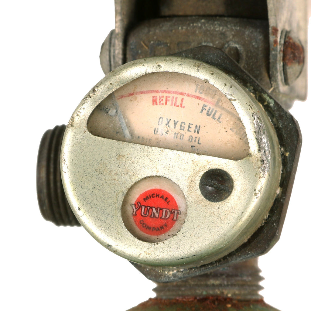 Original U.S. WWII Army Air Forces Bailout Breathing Oxygen Bottle Typ ...