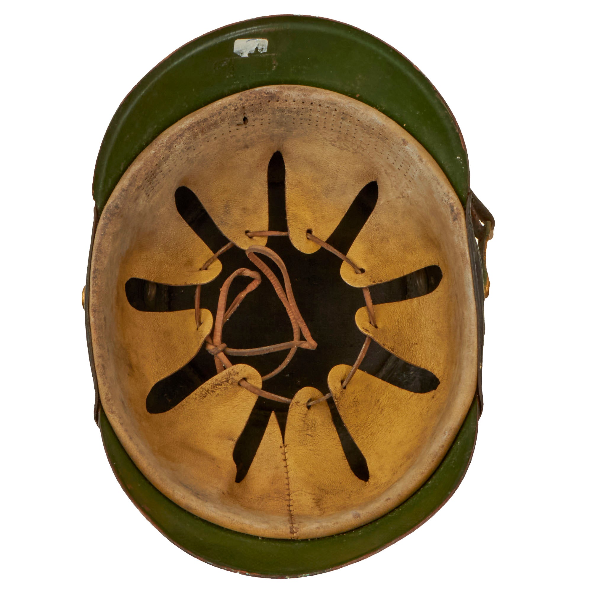 Original German WWII Late Pattern Rural Police Shako with Leather Chin ...