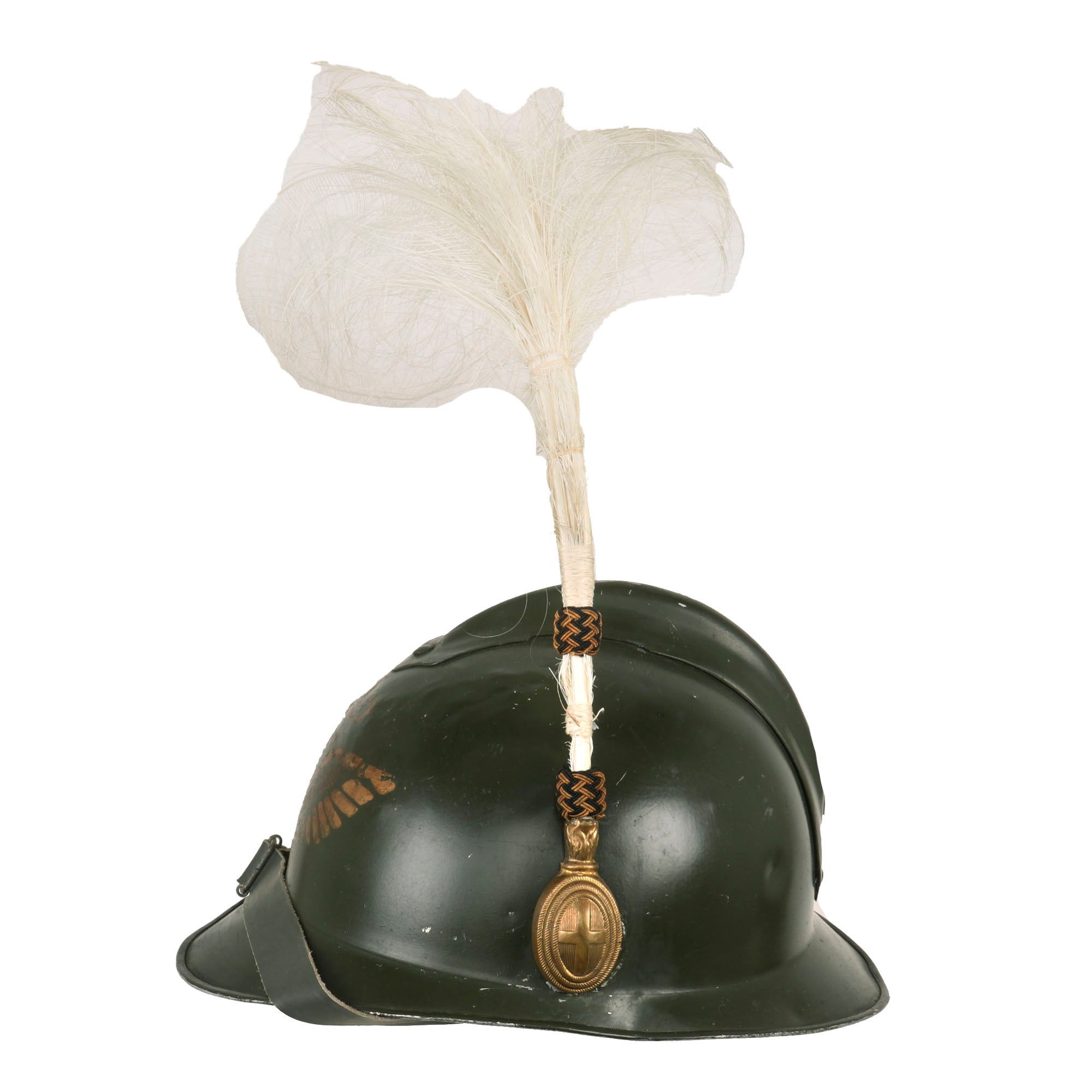 Original Italian WWI / 1920s General’s Dress Parade Adrian Helmet with ...