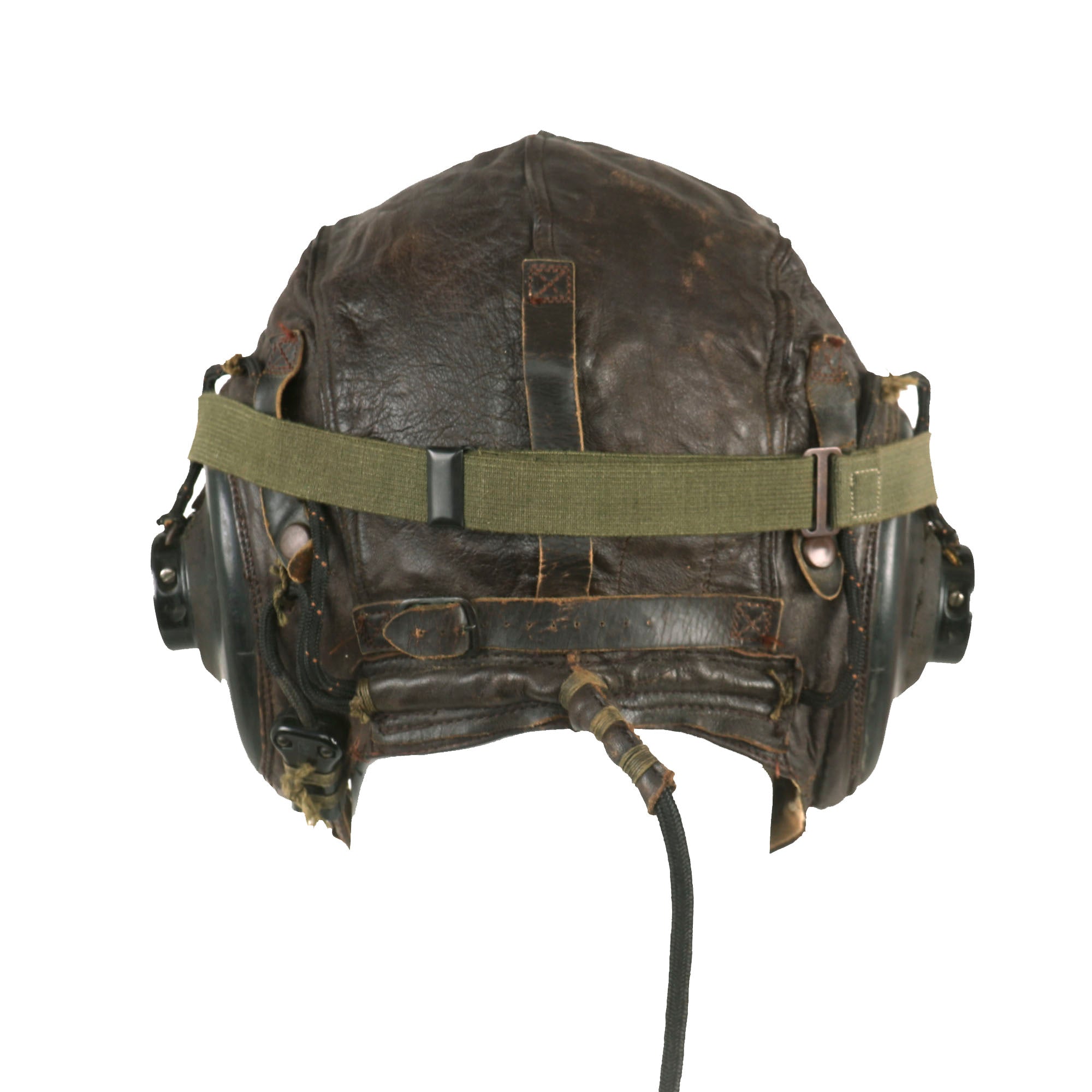 Original U.S. WWII “Summer & Winter” Aviator Flight Helmet Lot With Go ...