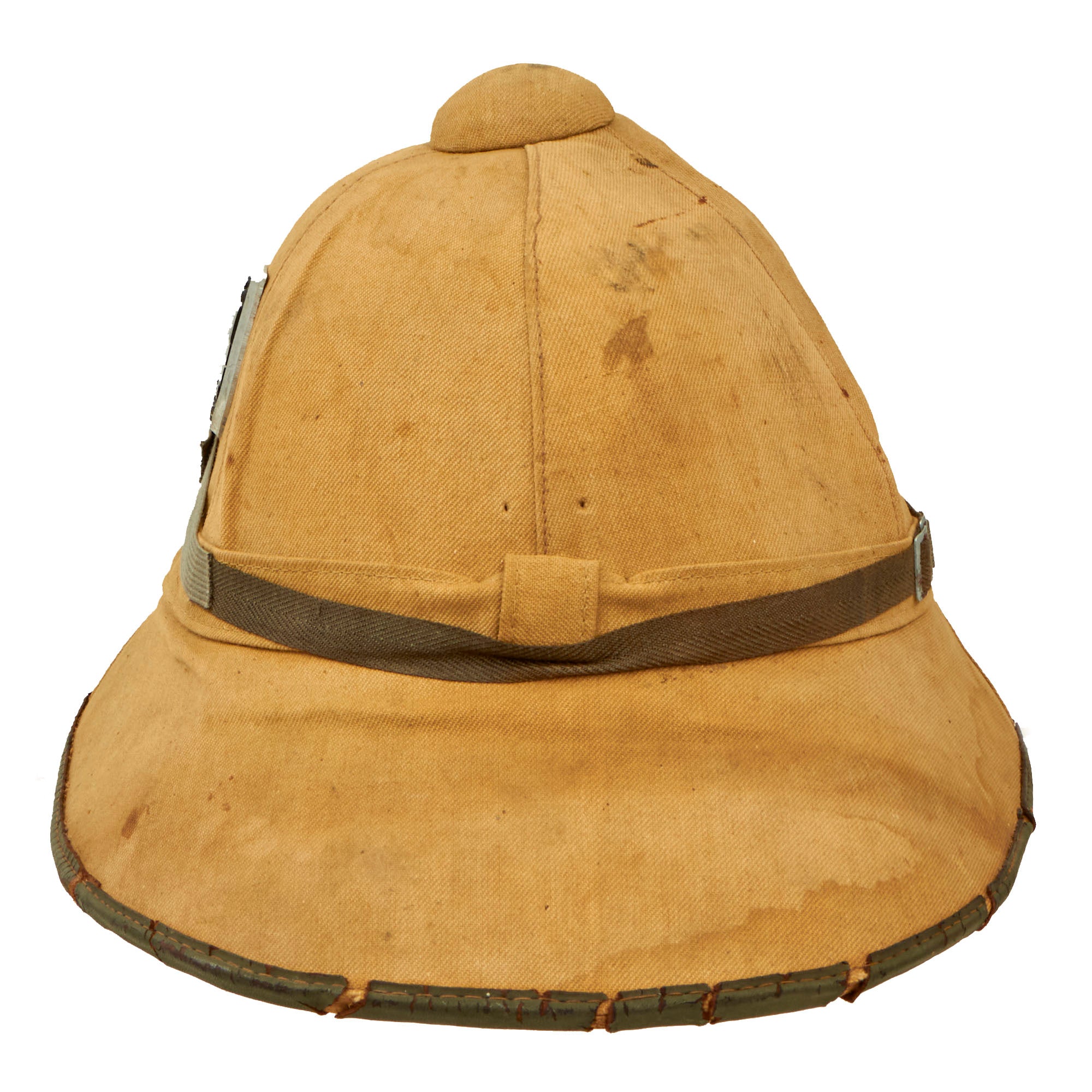 Original German WWII Service Worn First Model DAK Afrikakorps Sun Helm ...