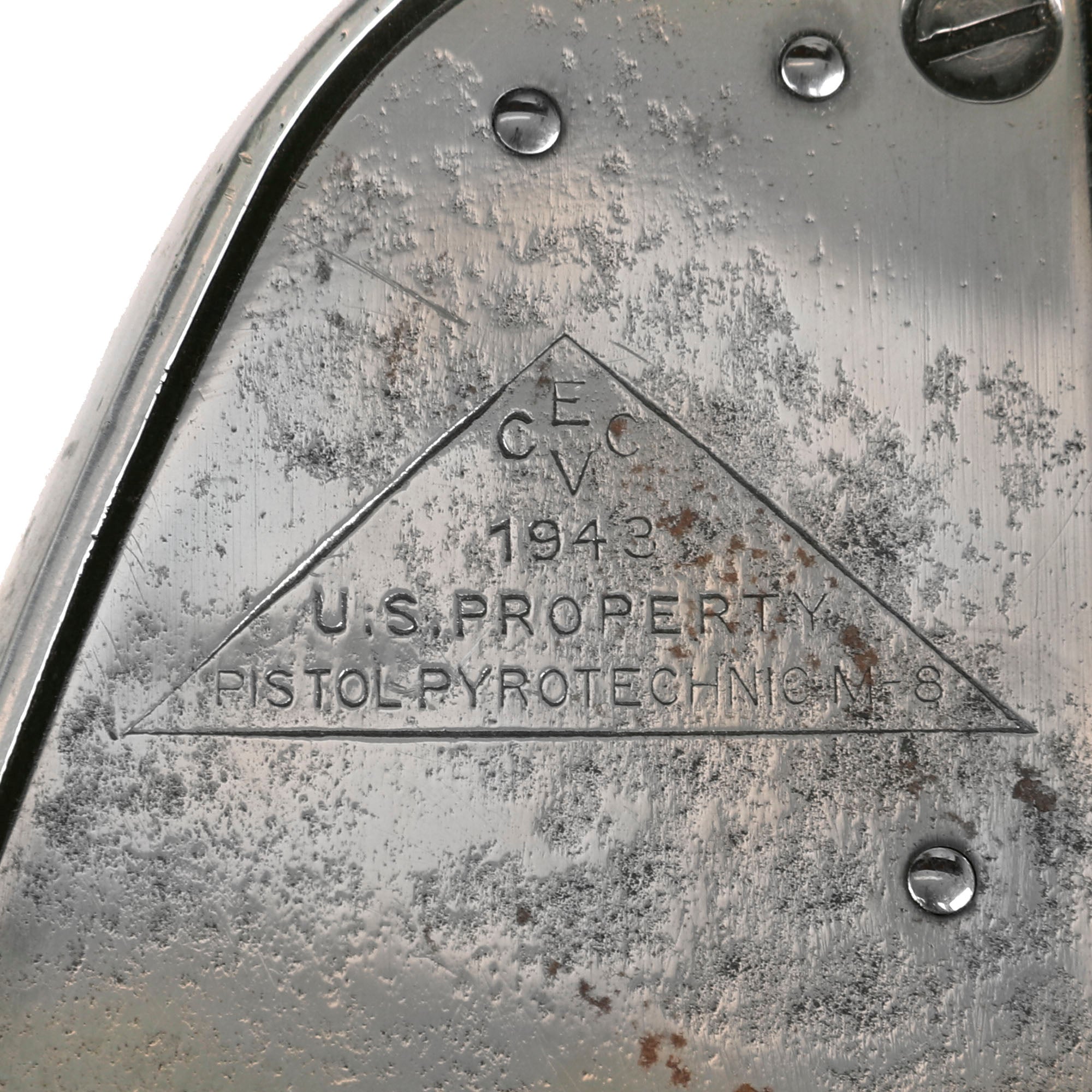 Original U.S. WWII Polished M8 Pyrotechnic 37mm Flare Signal Pistol by ...