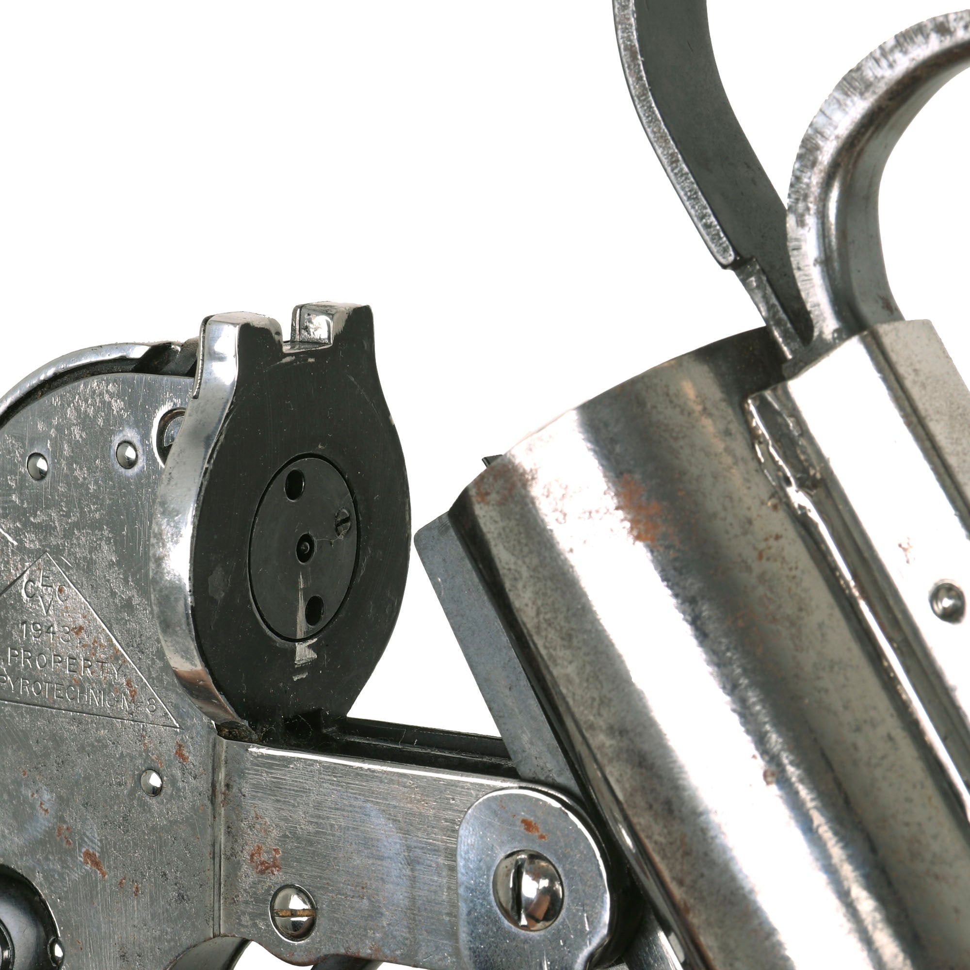 Original U.S. WWII Polished M8 Pyrotechnic 37mm Flare Signal Pistol by ...