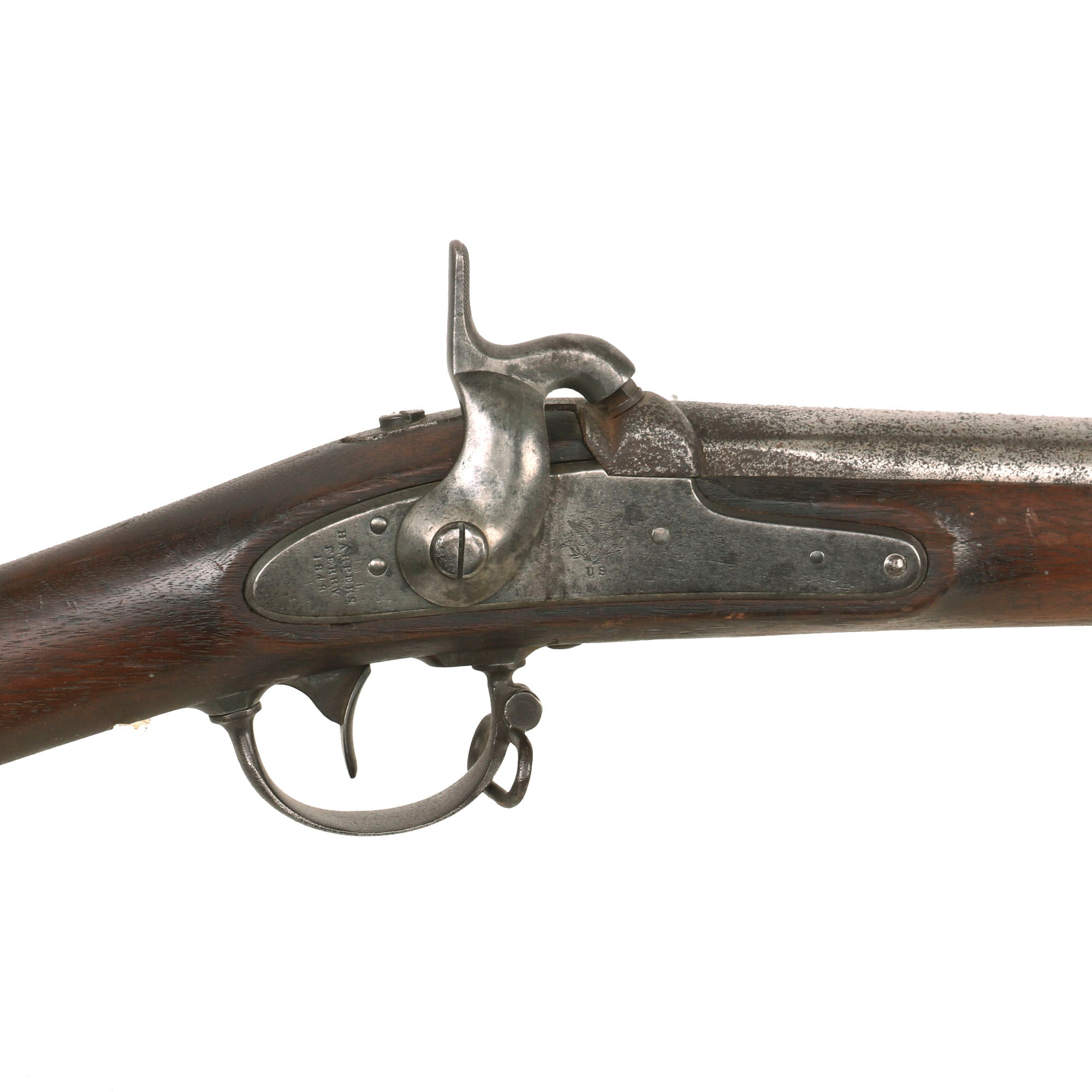 Original U.S. Civil War Era Springfield Model 1842 Rifled Long Range P ...