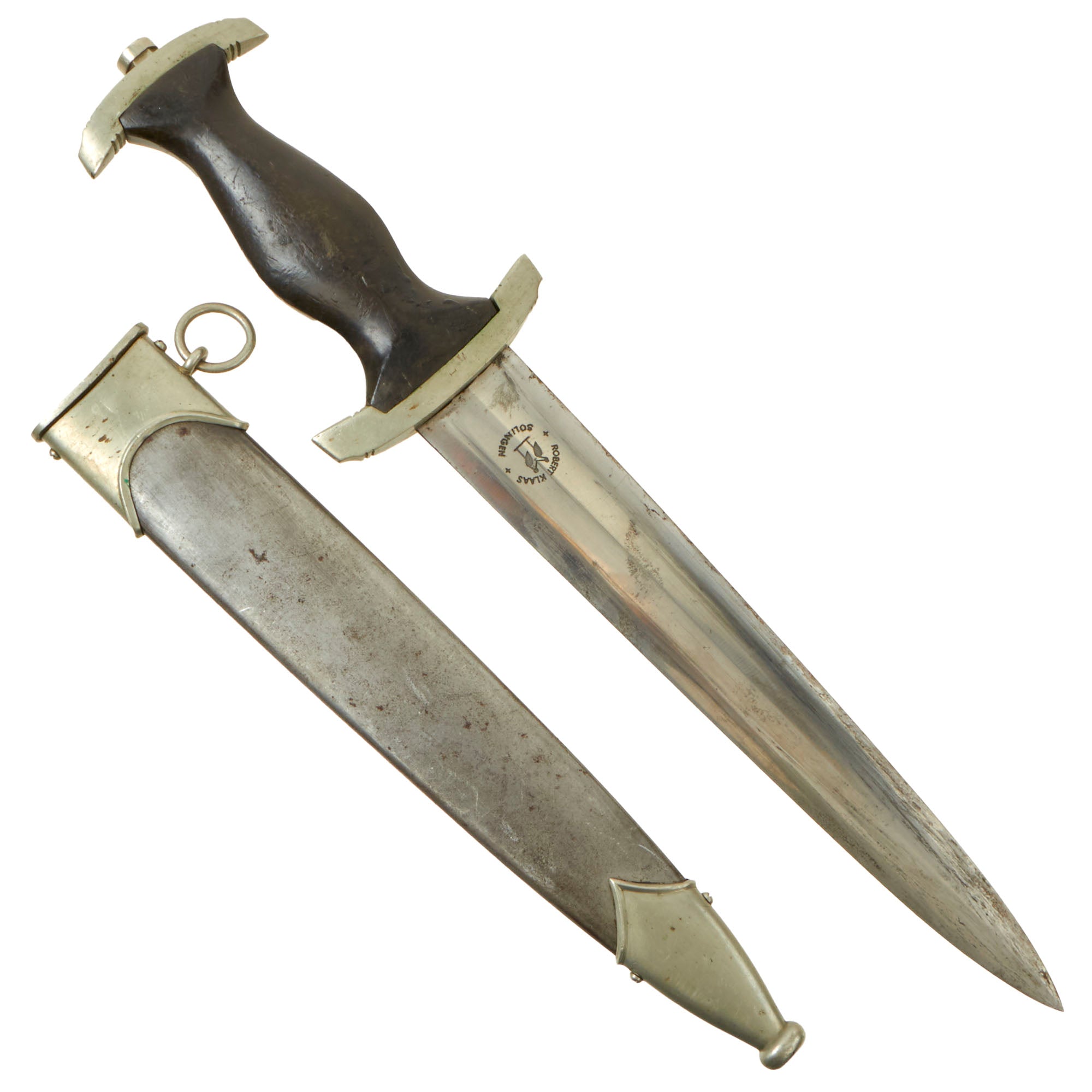 Original German WWII Early M33 SS EM/NCO Dagger by Robert Klaas of Sol ...