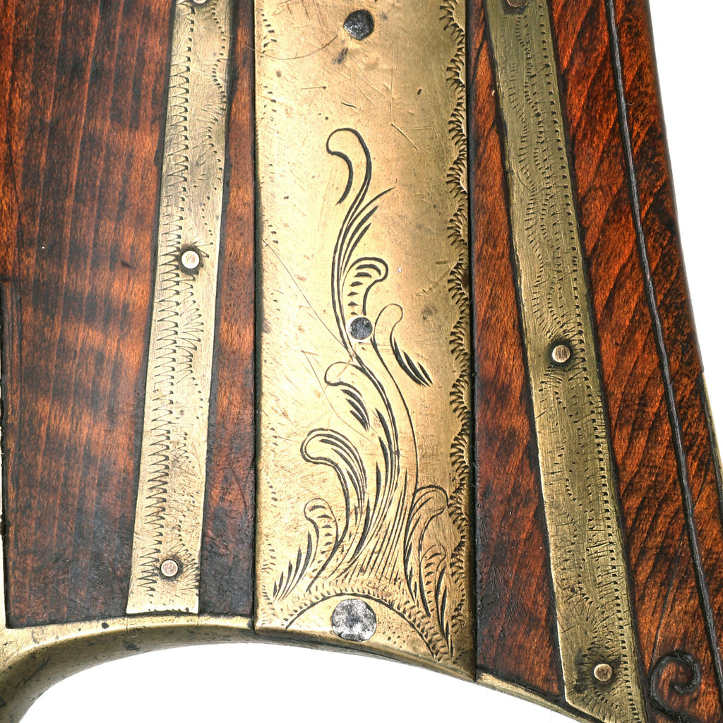 Original U.S. Lancaster Style Pennsylvania Flintlock Rifle with Flame ...