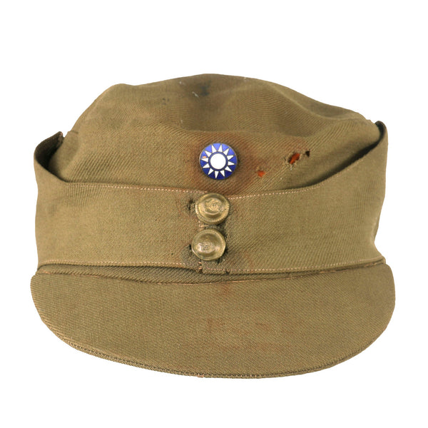 Original WWII Chinese National Revolutionary Army KMT Field Cap with S ...