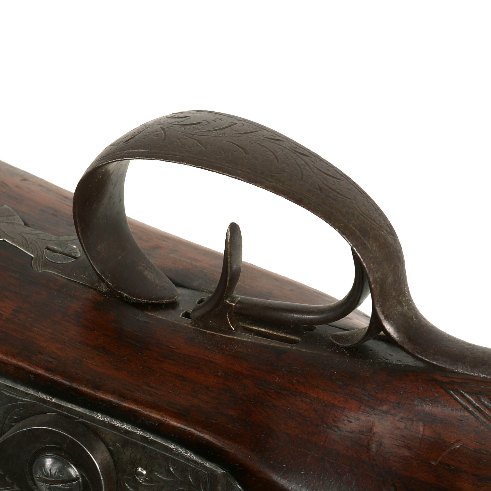 Original British 11 Bore Double Barrel Percussion Shotgun by W. Farot ...