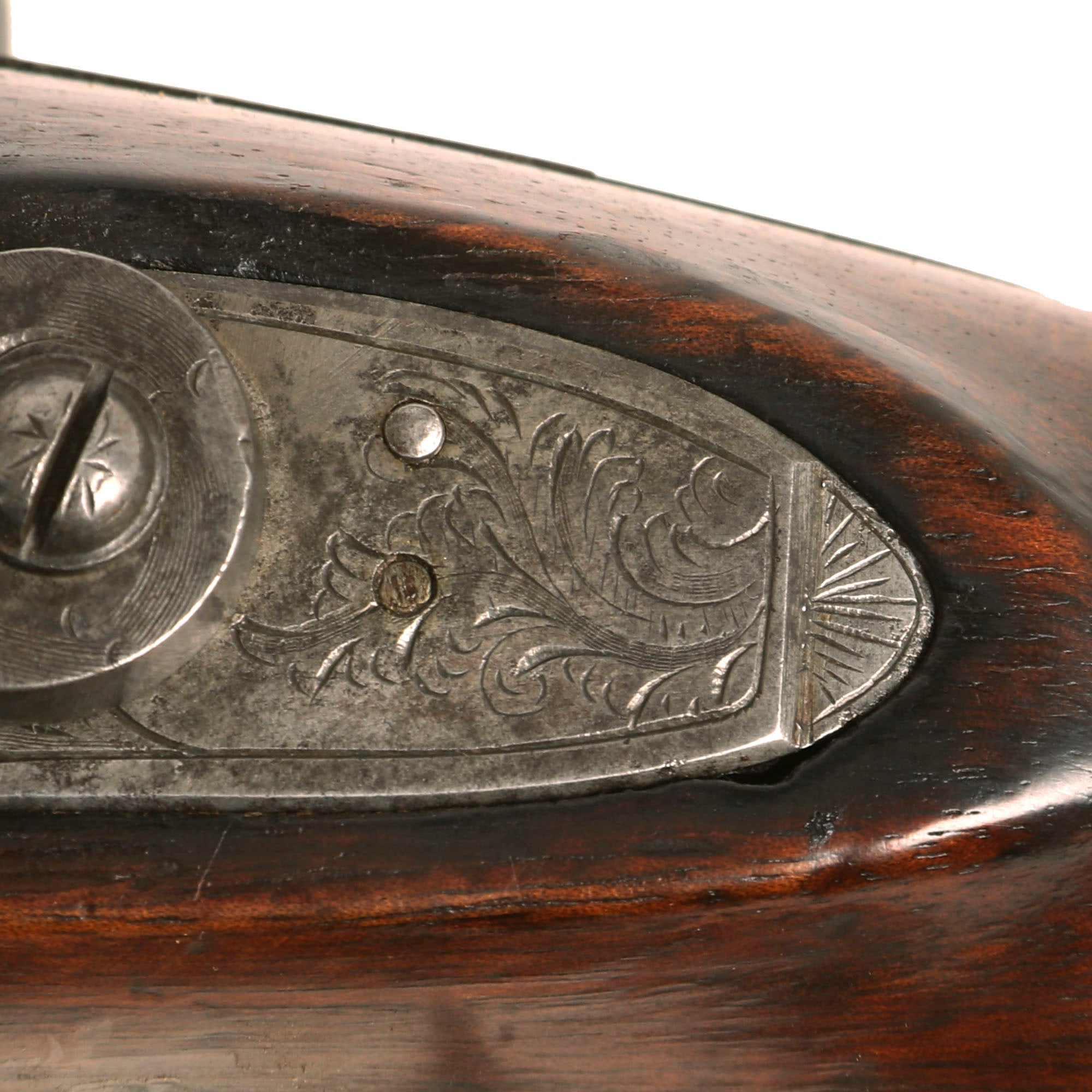 Original British 11 Bore Double Barrel Percussion Shotgun by W. Farot ...