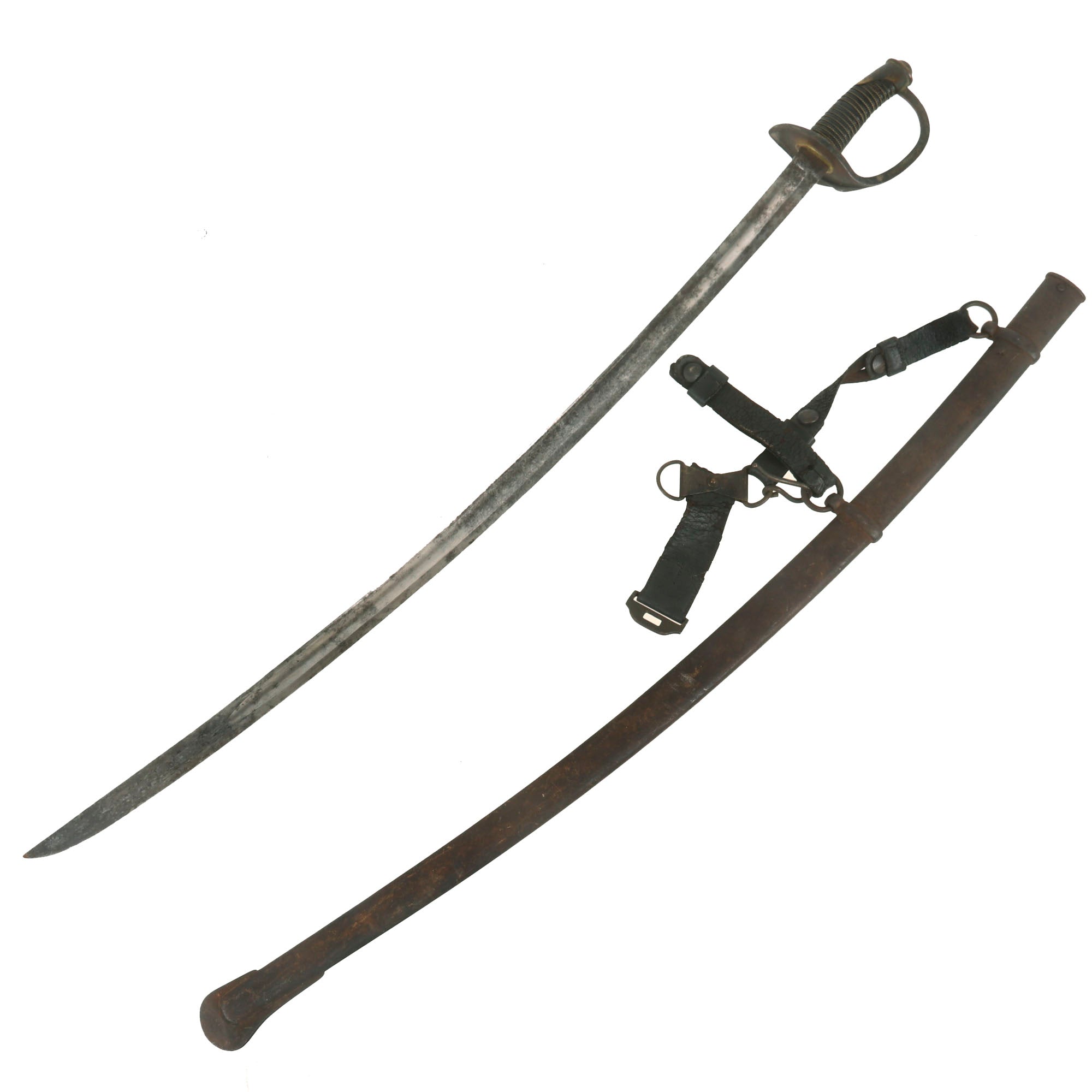 Original U.S Civil War M-1840 "Wrist Breaker" Heavy Cavalry Saber with ...
