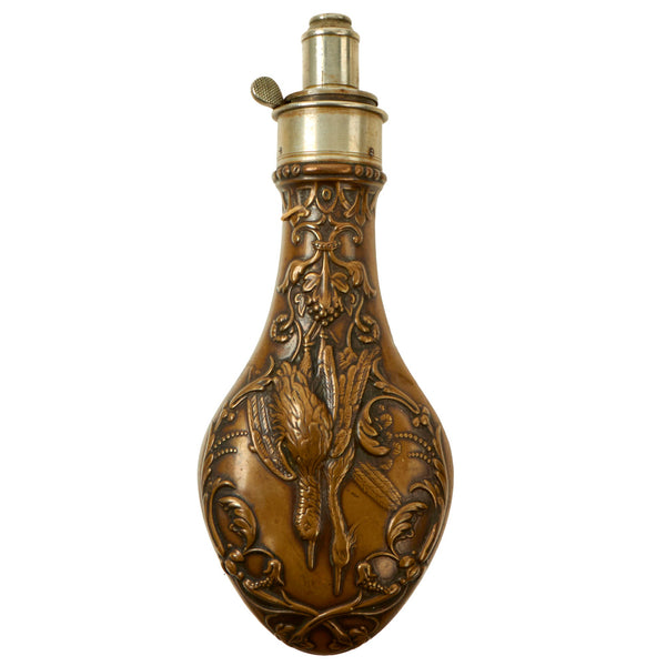 Original U.S. Mexican-American War Era “Foul Game” Powder Flask by G ...