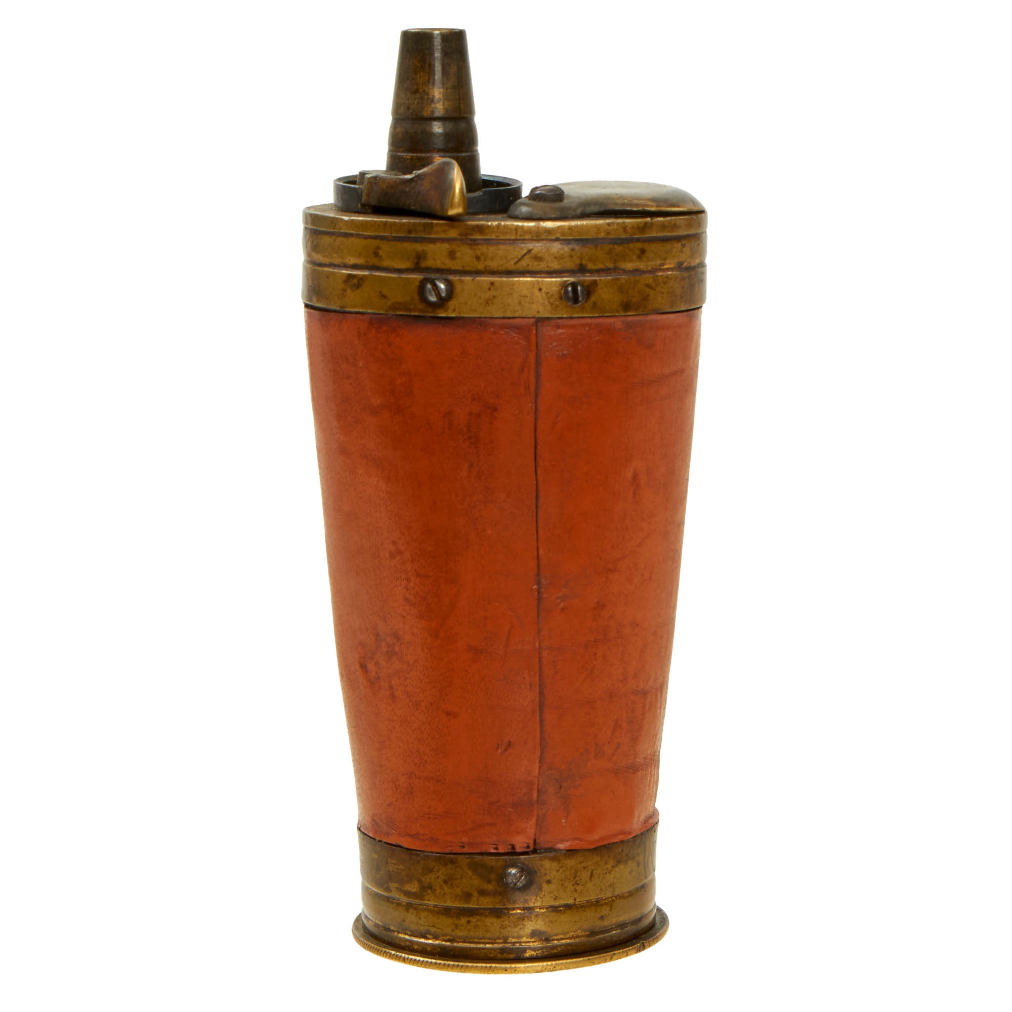 Original U.S. Revolutionary War Era Pistol Flask with Ball & Patch Com ...