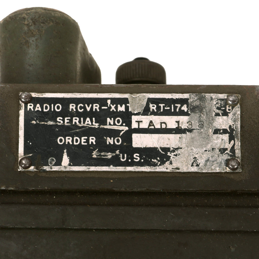 Original U.S. Vietnam War RT-174/PRC-10 Backpack Radio Rig with Belt ...