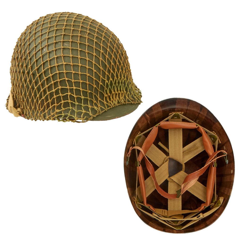 Original U.S. WWII M1 Helmet Converted to 2nd Ranger Battalion M1 Helm ...