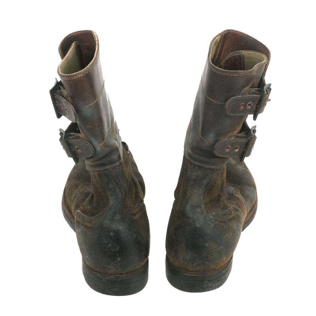 Original U.S. WWII M-1943 Double Buckle Combat Service Boots - Matched ...
