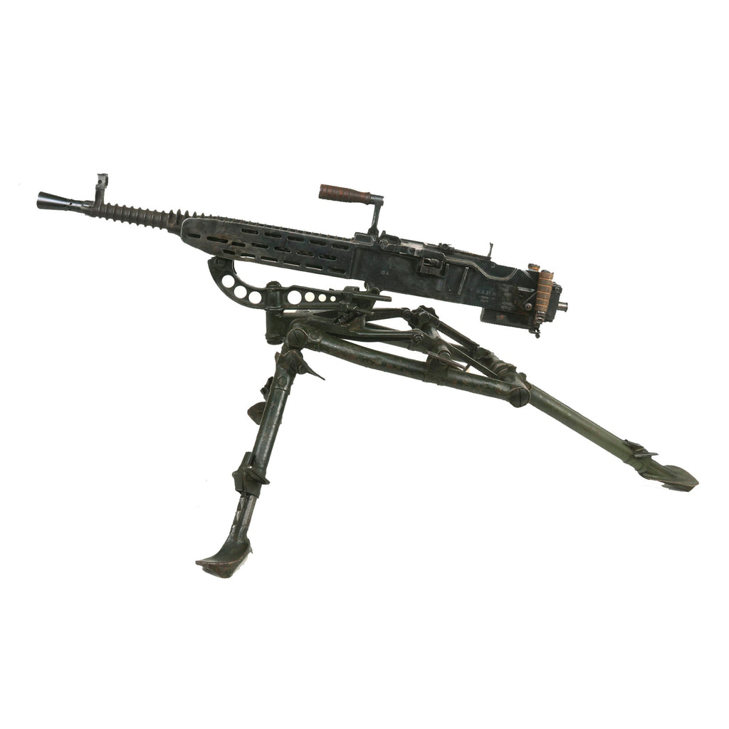 Original German WWII Marked Czech Made MG 37(t) Display Machine Gun wi ...