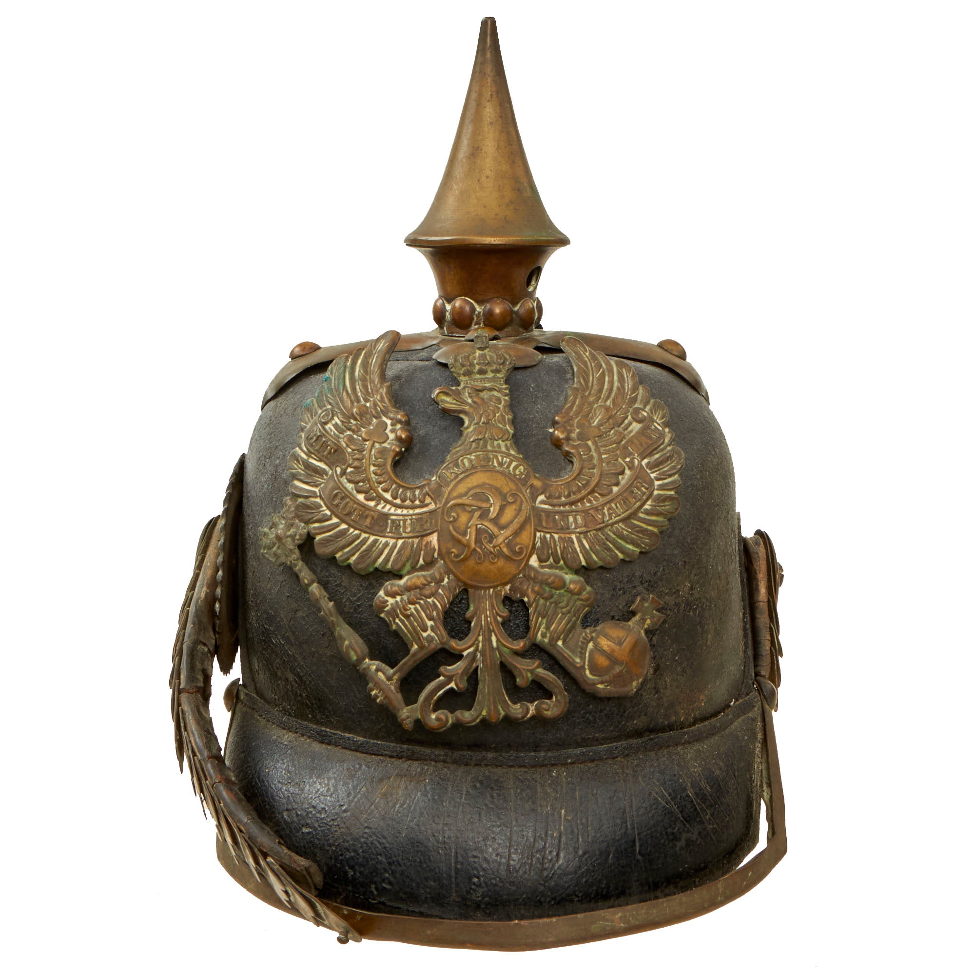Original Imperial German Prussian M1856/57 Pickelhaube with Extremely ...