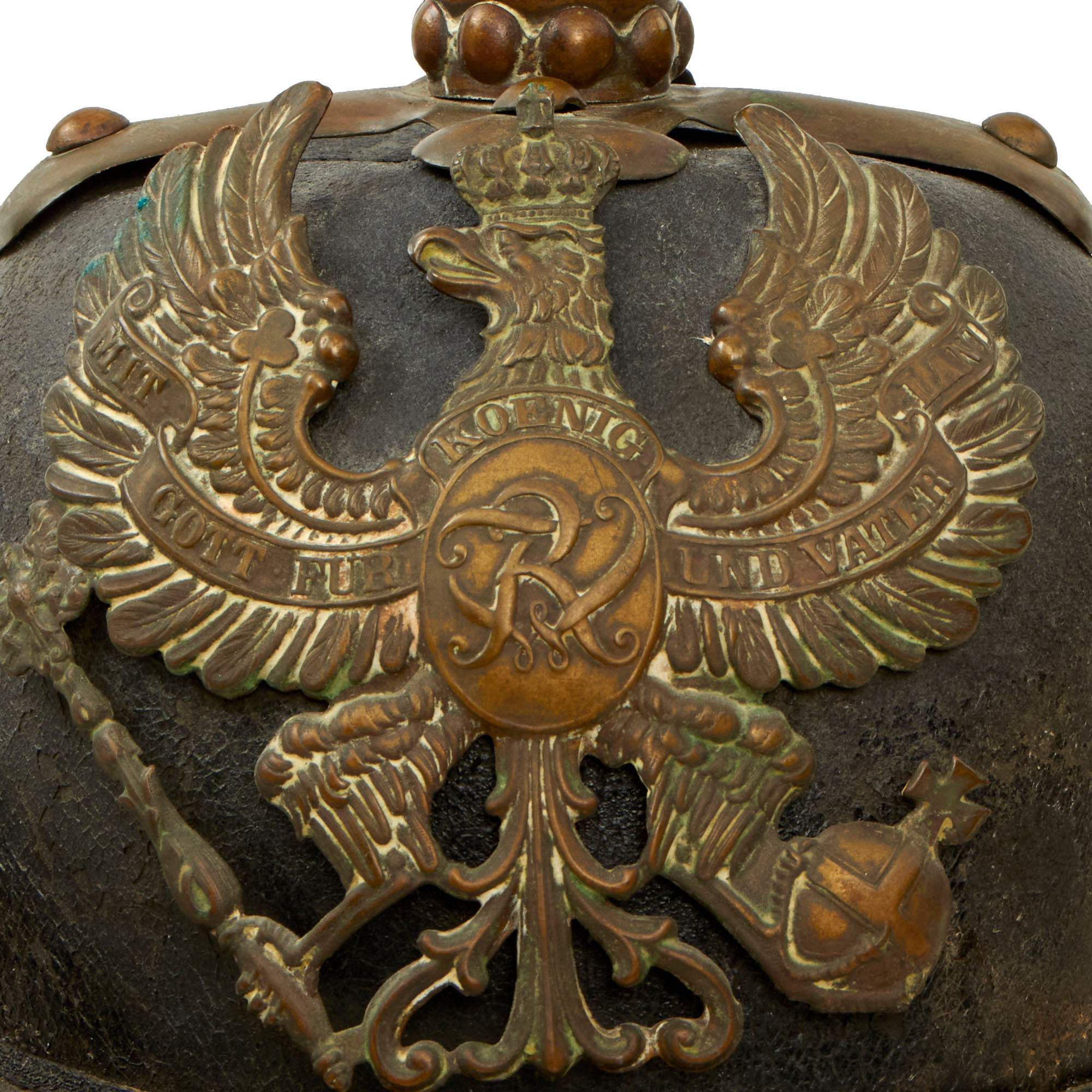 Original Imperial German Prussian M1856/57 Pickelhaube with Extremely ...