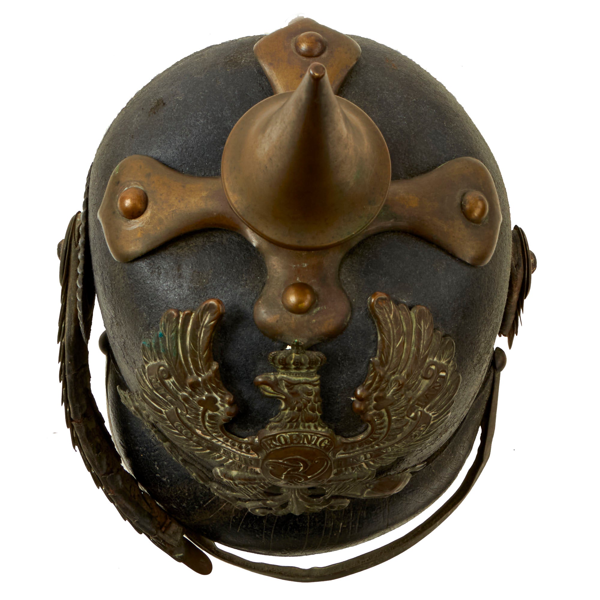 Original Imperial German Prussian M1856/57 Pickelhaube with Extremely ...