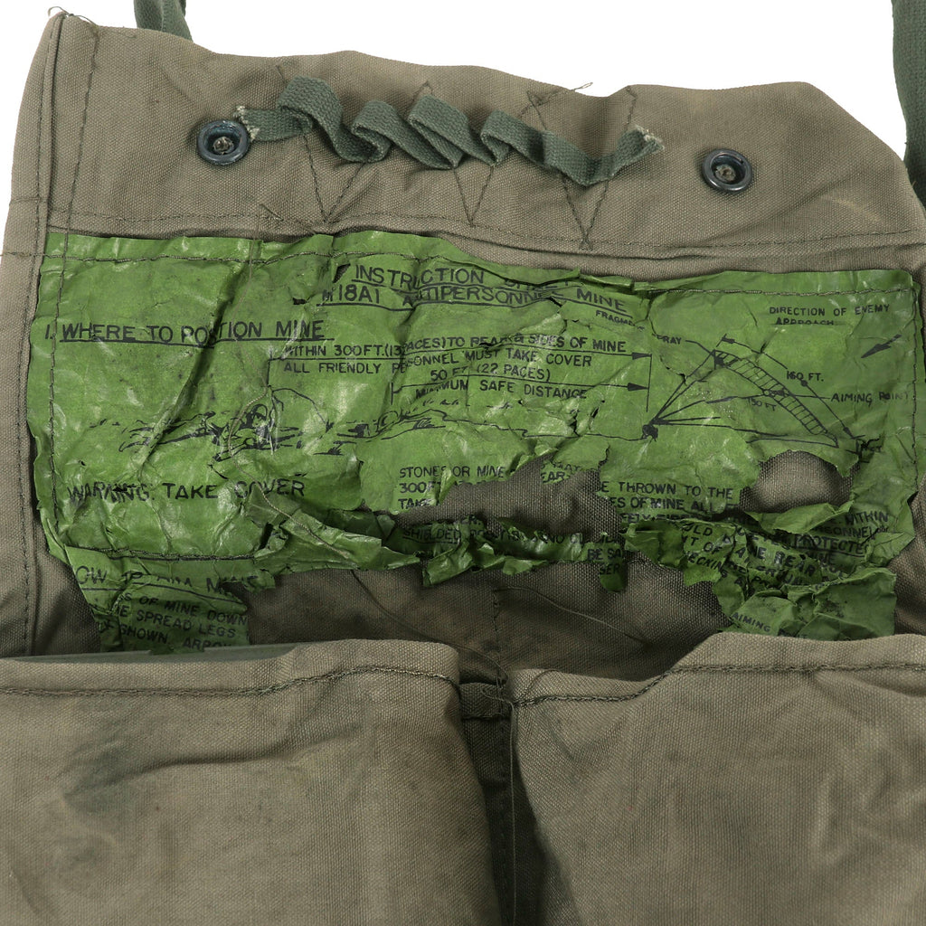 Original U.S. Vietnam War M68 Claymore Mine Training Kit with Canvas C ...