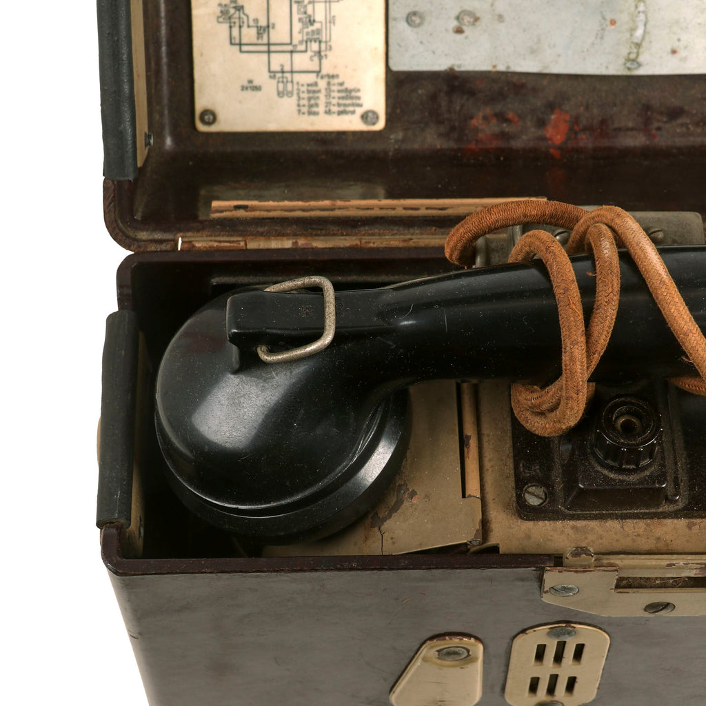 Original German WWII Wehrmacht Model FF33 Field Telephone With “Ordnan ...